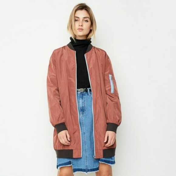 Hayden | Jackets & Coats | Hayden Azuki Long Line Bomber Jacket | Poshmark